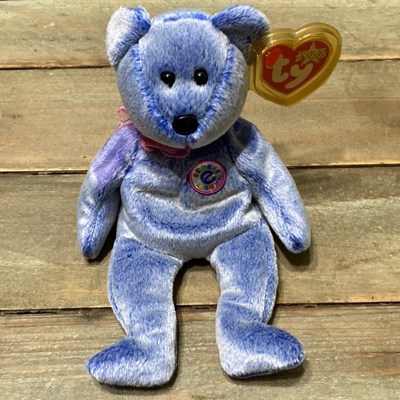 Ty | Toys | Ty Beanie Babies Baby Periwinkle Teddy Bear E Bear ...